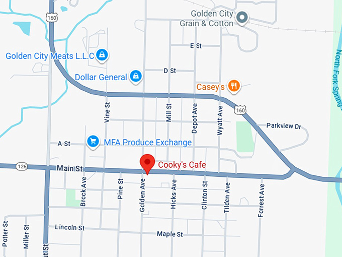 16. cooky's cafe map