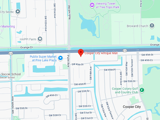 16. cooper city antique mall map