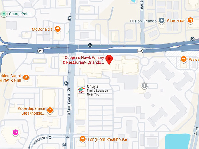 16. cooper's hawk winery & restaurant orlando, fl map