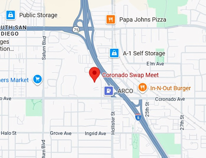 16. coronado swap meet map