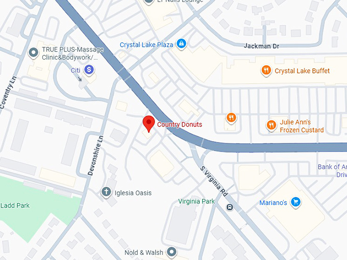 16. country donuts map