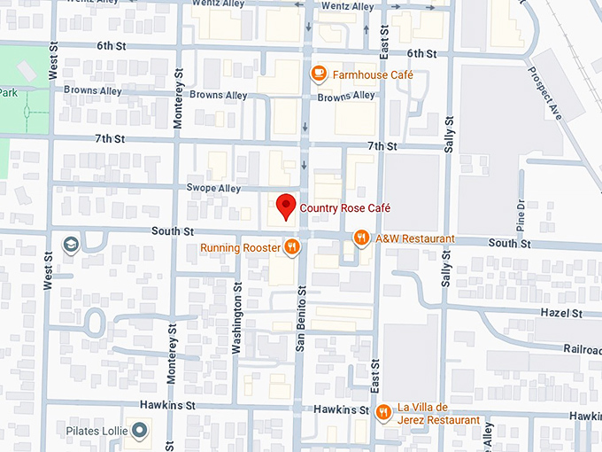 16. country rose caf&eacute; map