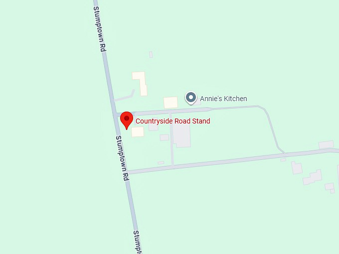 16. countryside road stand map