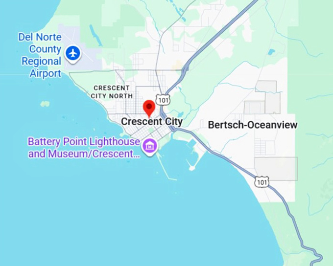 16. crescent city map