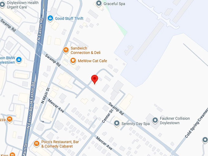 16. cross keys diner map