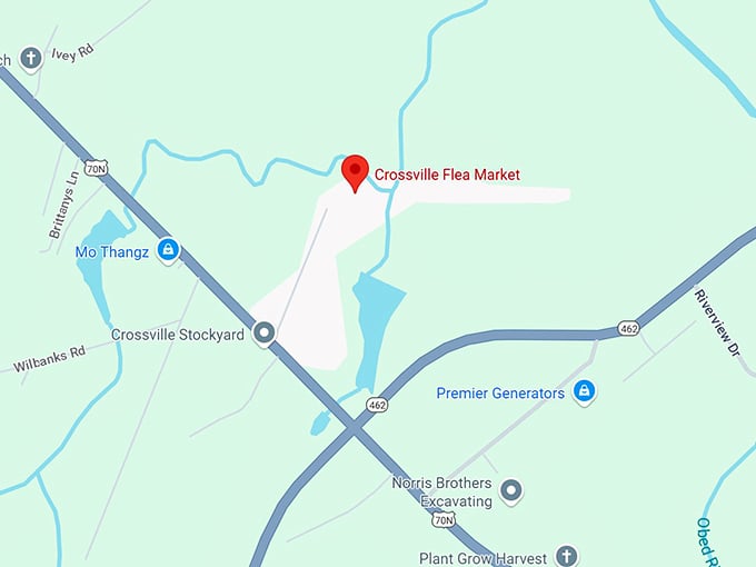 16. crossville flea market inc map