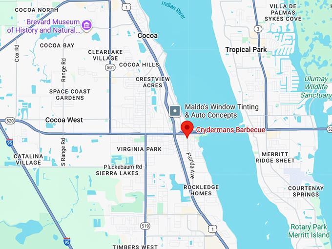 16. crydermans barbecue map