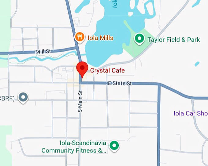 16. crystal cafe map