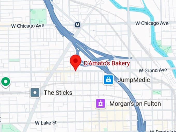 16. d&rsquo;amato&rsquo;s bakery map