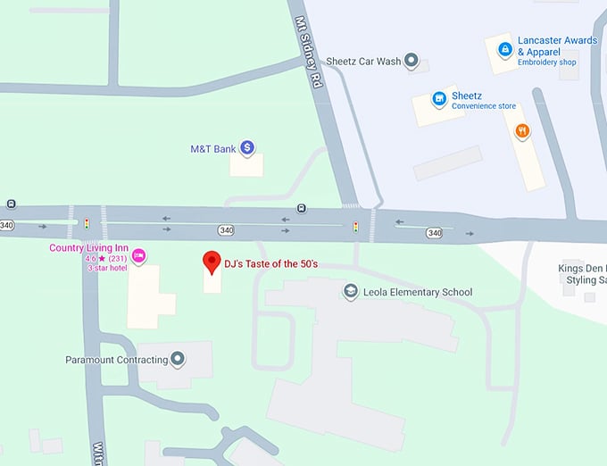 16. dj's taste of the 50's map