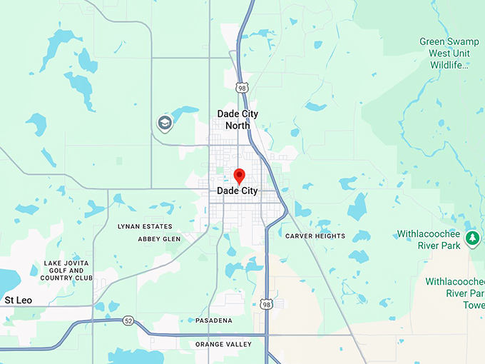 16. dade city fl map