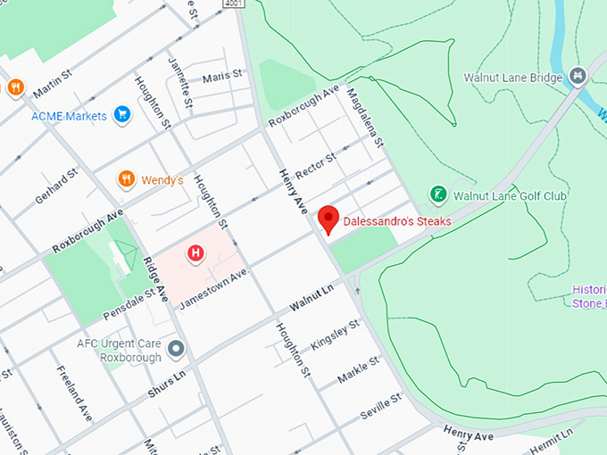 16. dalessandro’s steaks map