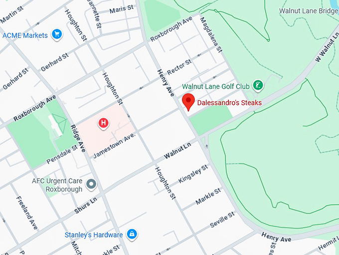 16. dalessandro's steaks map