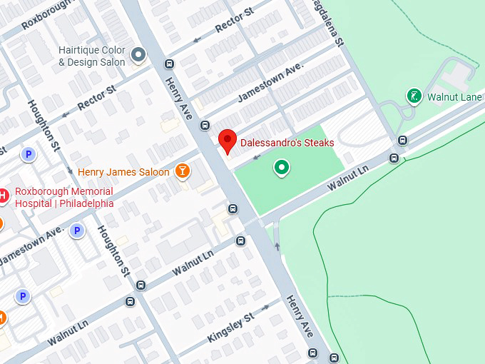16. dalessandro's steaks map