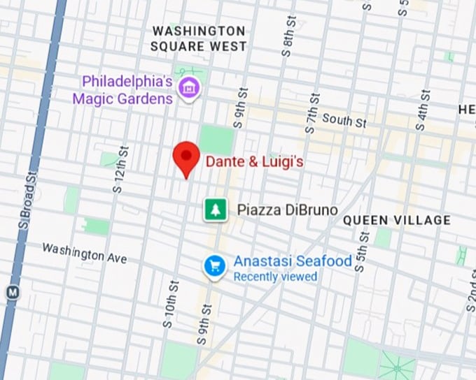 16. dante & luigi's map