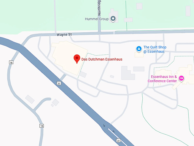 16. das dutchman essenhaus map