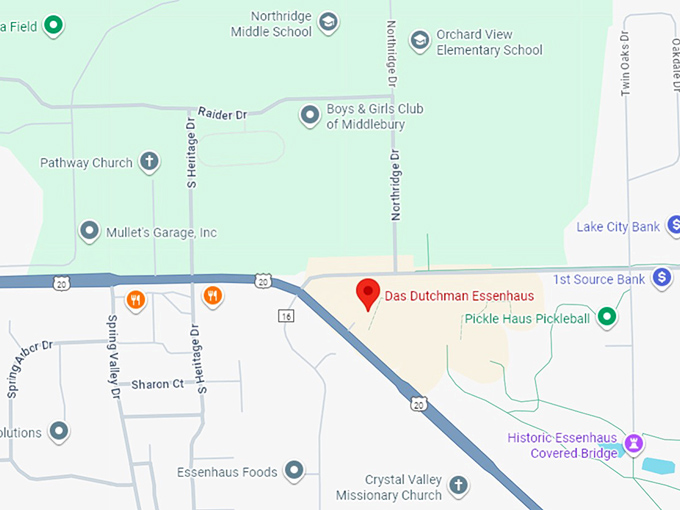 16. das dutchman essenhaus map