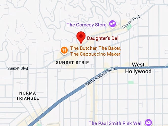 16. daughter&rsquo;s deli map