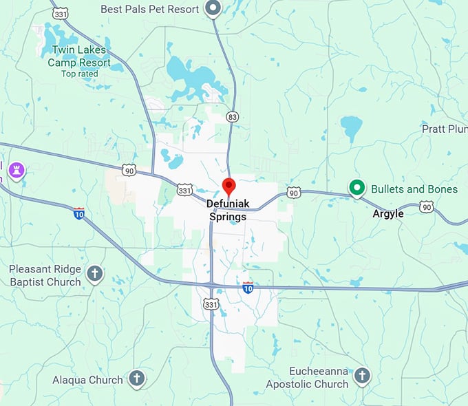 16. defuniak springs map
