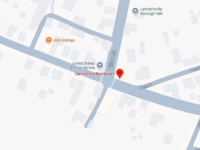 16. deitsch eck restaurant map