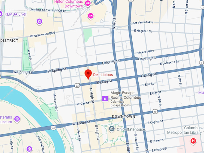 16. deli‑licious map