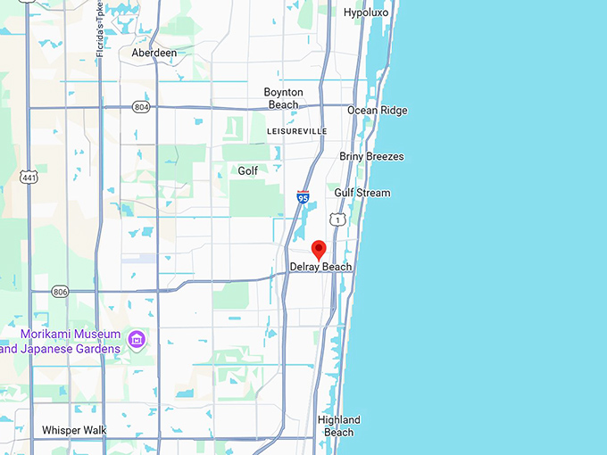 16. delray beach fl map