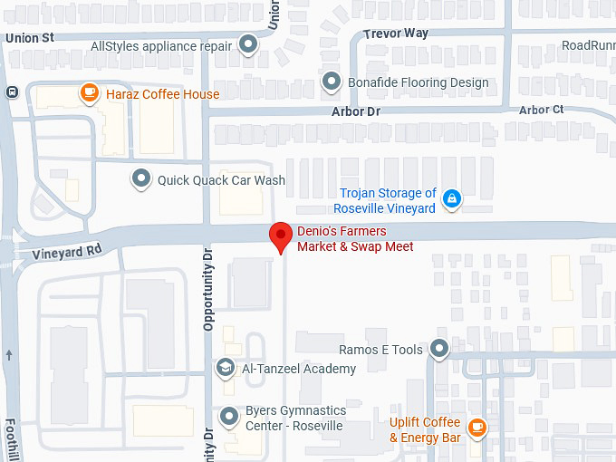 16. denio's farmers market & swap meet map
