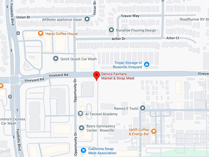 16. denio's farmers market & swap meet map