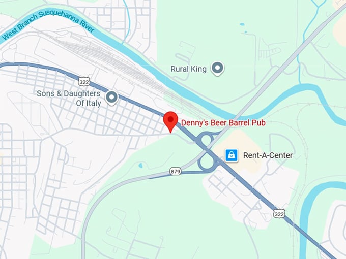 16. denny's beer barrel pub map