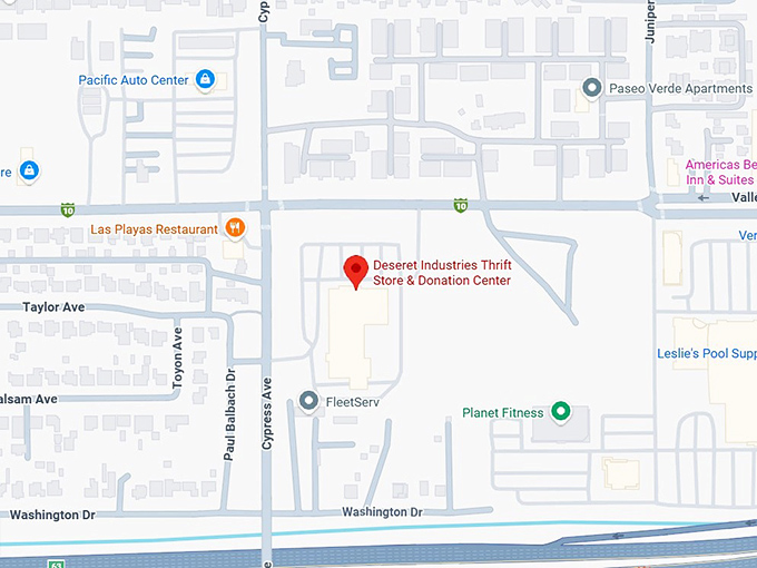16. deseret industries thrift store & donation center map