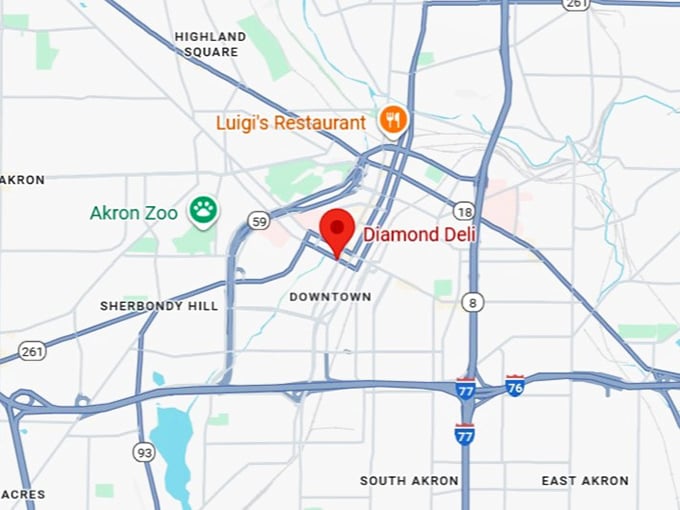 16. diamond deli map