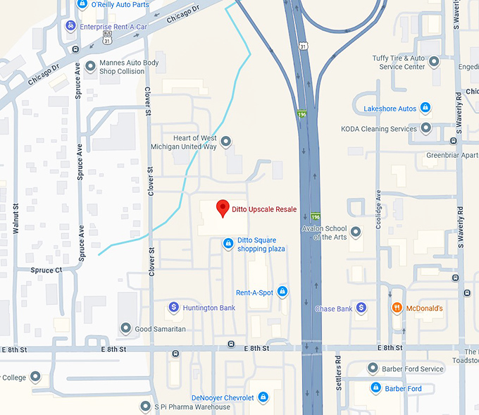 16. ditto upscale resale map