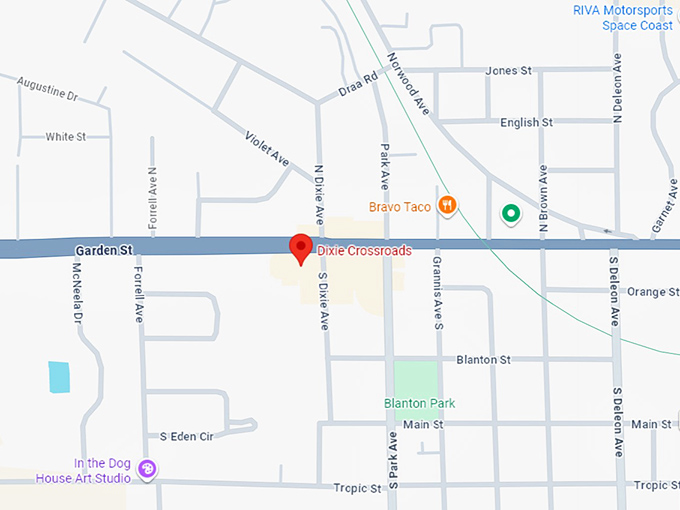 16. dixie crossroads map