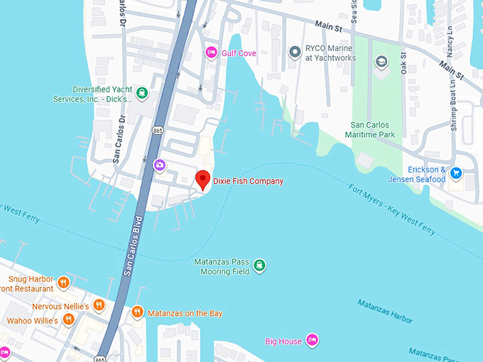 16. dixie fish company map