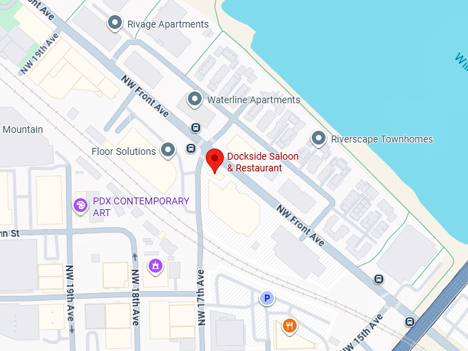 16. dockside saloon & restaurant map