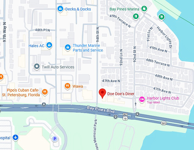 16. doe doe's diner map