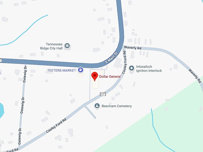 dollar general main street map