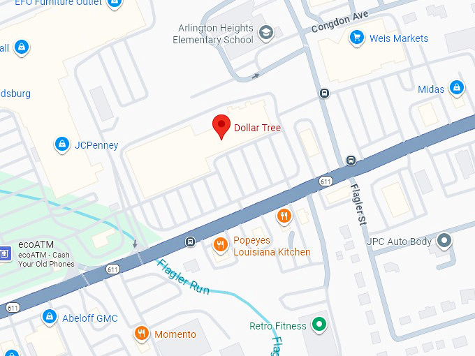 16. dollar tree (1116 n 9th st) map