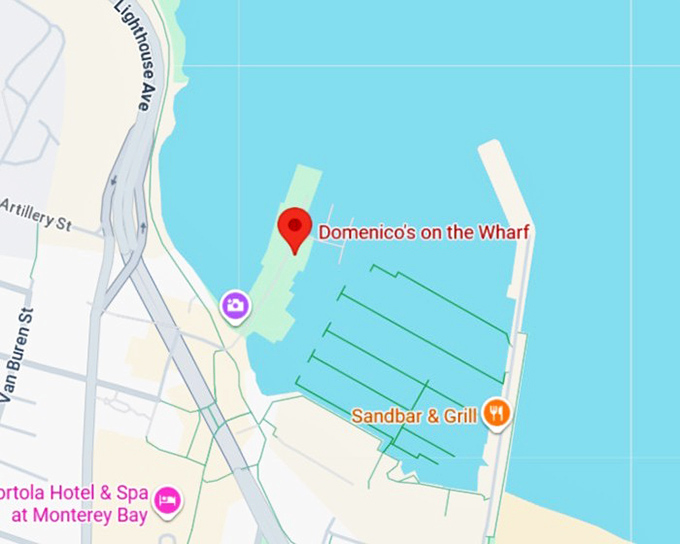 16. domenico&rsquo;s on the wharf map