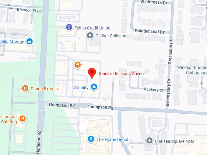 16. donna&rsquo;s delicious dozens map