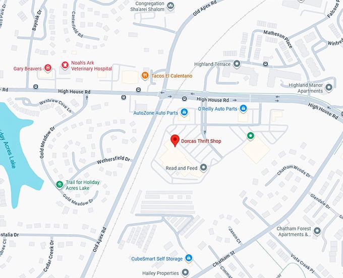 16. dorcas thrift shop map