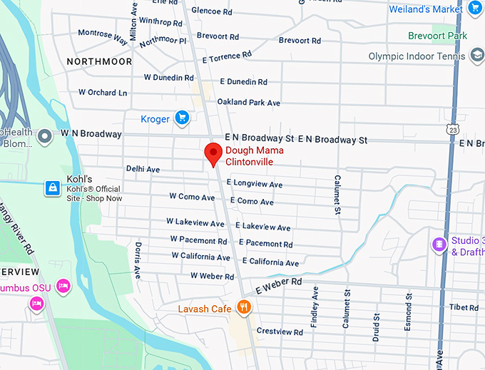 16. dough mama clintonville map