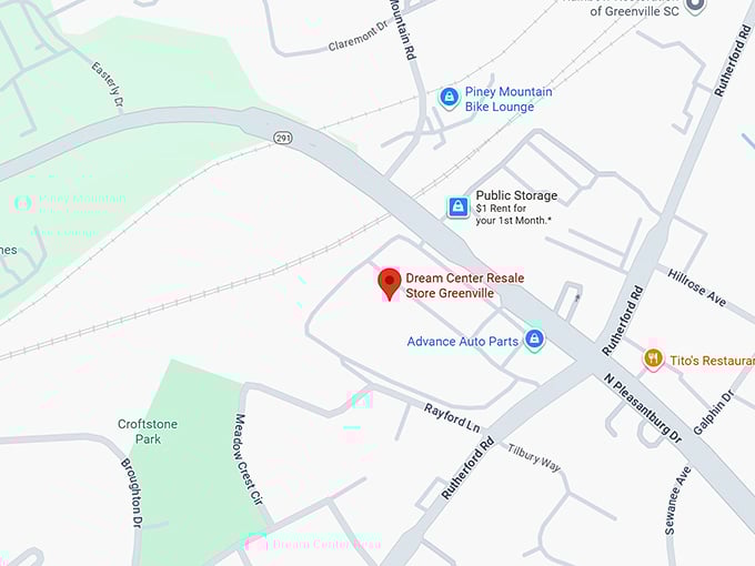 16. dream center resale store greenville map