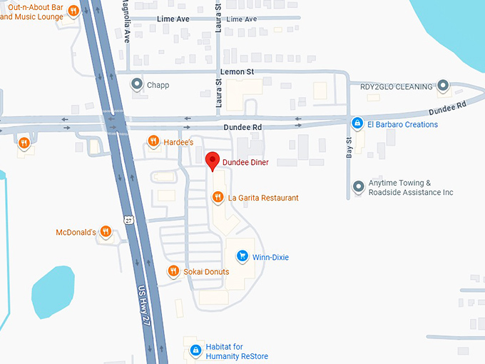 16. dundee diner map