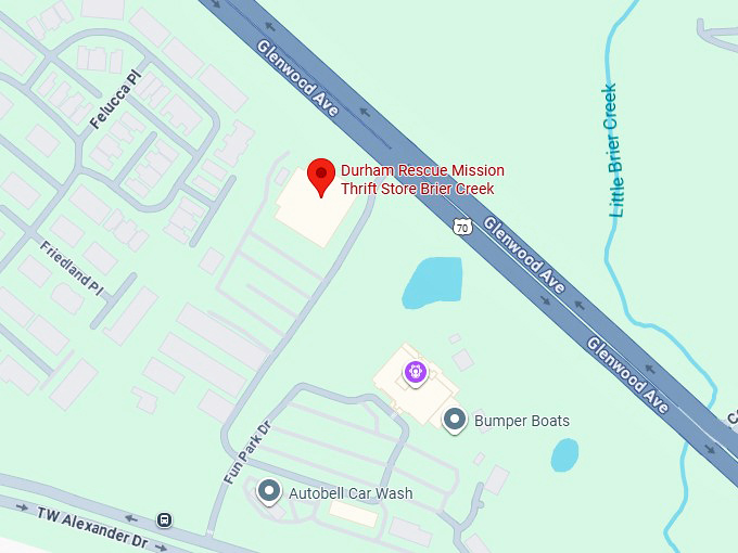 16. durham rescue mission thrift store brier creek map