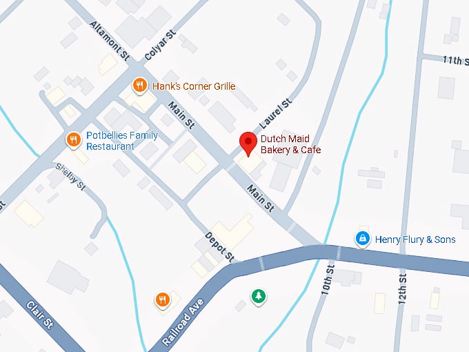 16. dutch maid bakery & cafe map