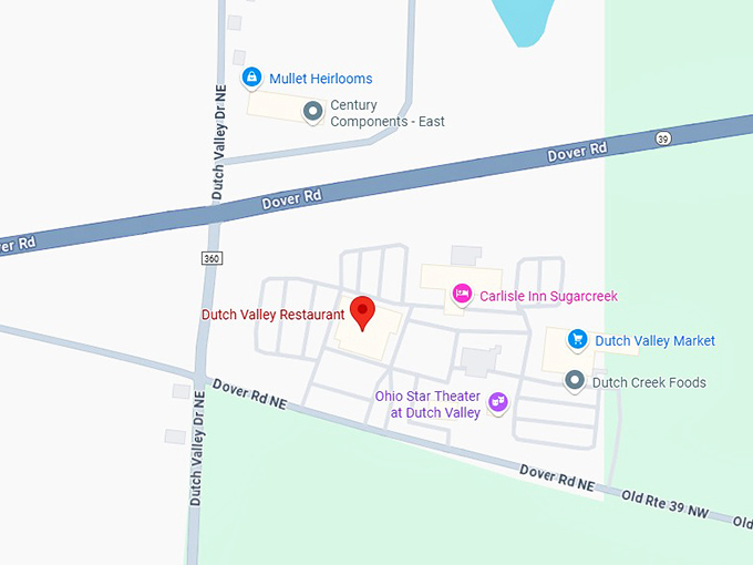 dutch valley restaurant map