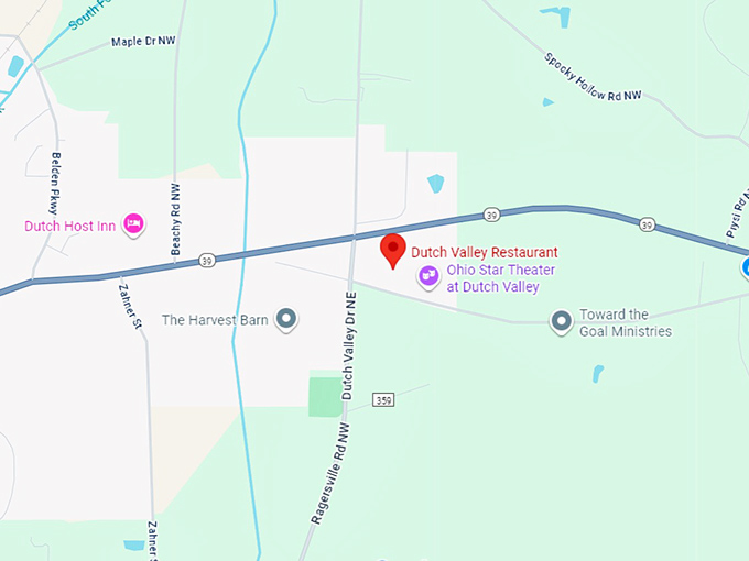 16. dutch valley restaurant map