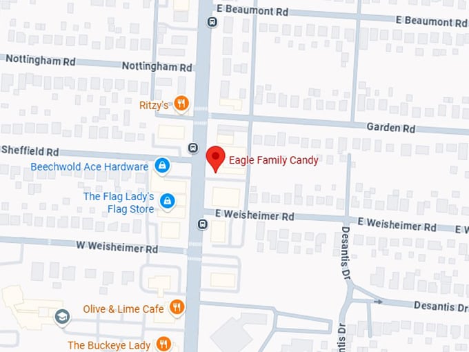 16. eagle family candy co llc map