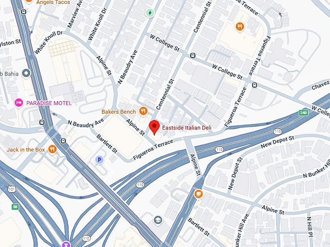 16. eastside italian deli map